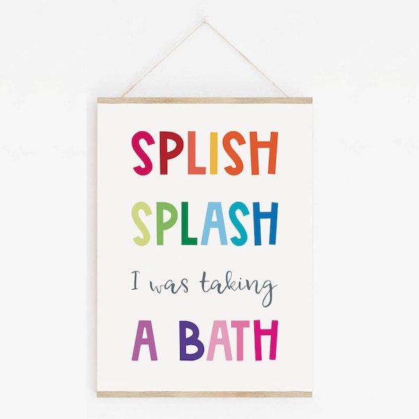 Splish Splash Quote - Etsy