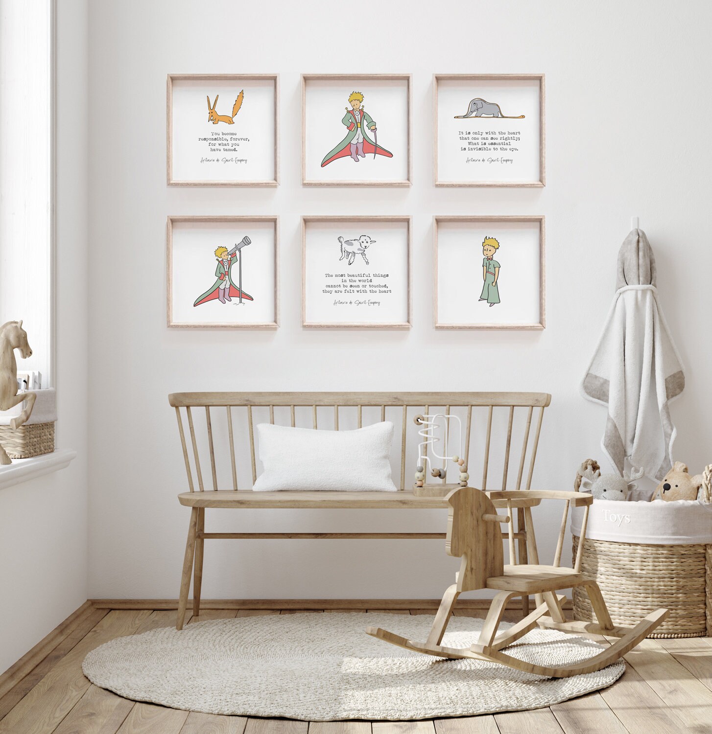 The Little Prince 6 Prints With Quotes, Motivational Print, Le Petit ...