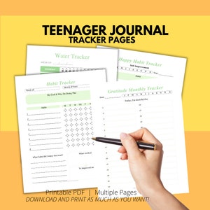 Teenager Journal Planner Student Planner for Teens - Etsy