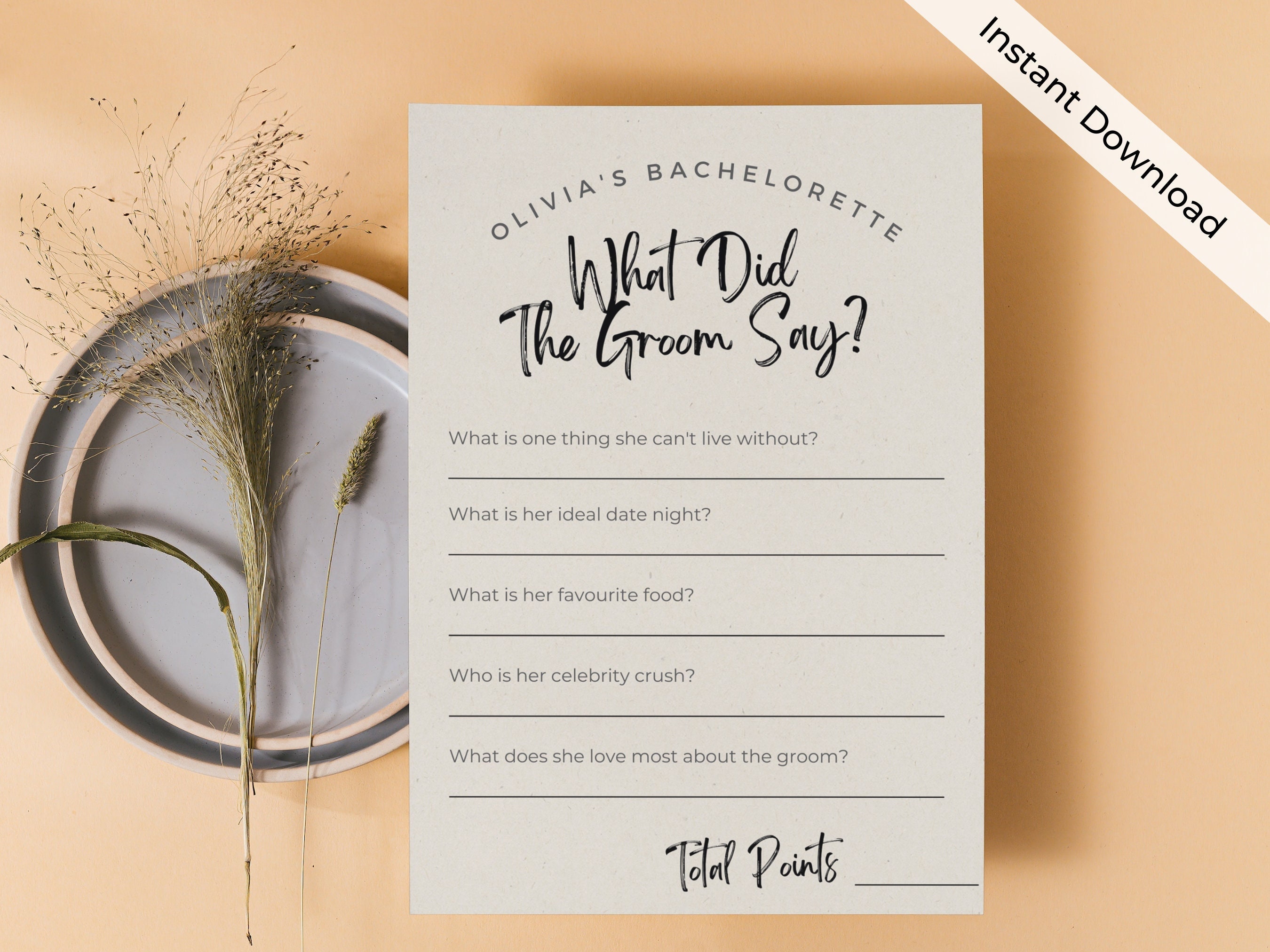 Bachelorette Party Games Cards Printable Wedding Bridal - Etsy Australia