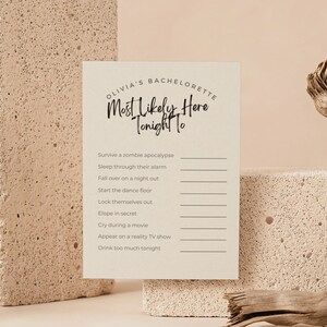Bachelorette Party Games Cards Printable Wedding Bridal - Etsy Australia