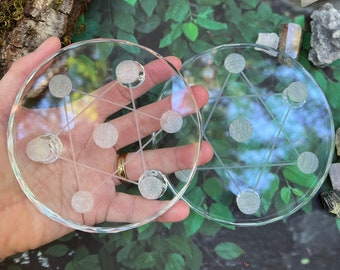 Abundance and Good Fortune Crystal Grid Kit Flower of Life - Etsy