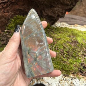 Full Flash Golden Sunset Labradorite Crystal ~ Free Form - Etsy