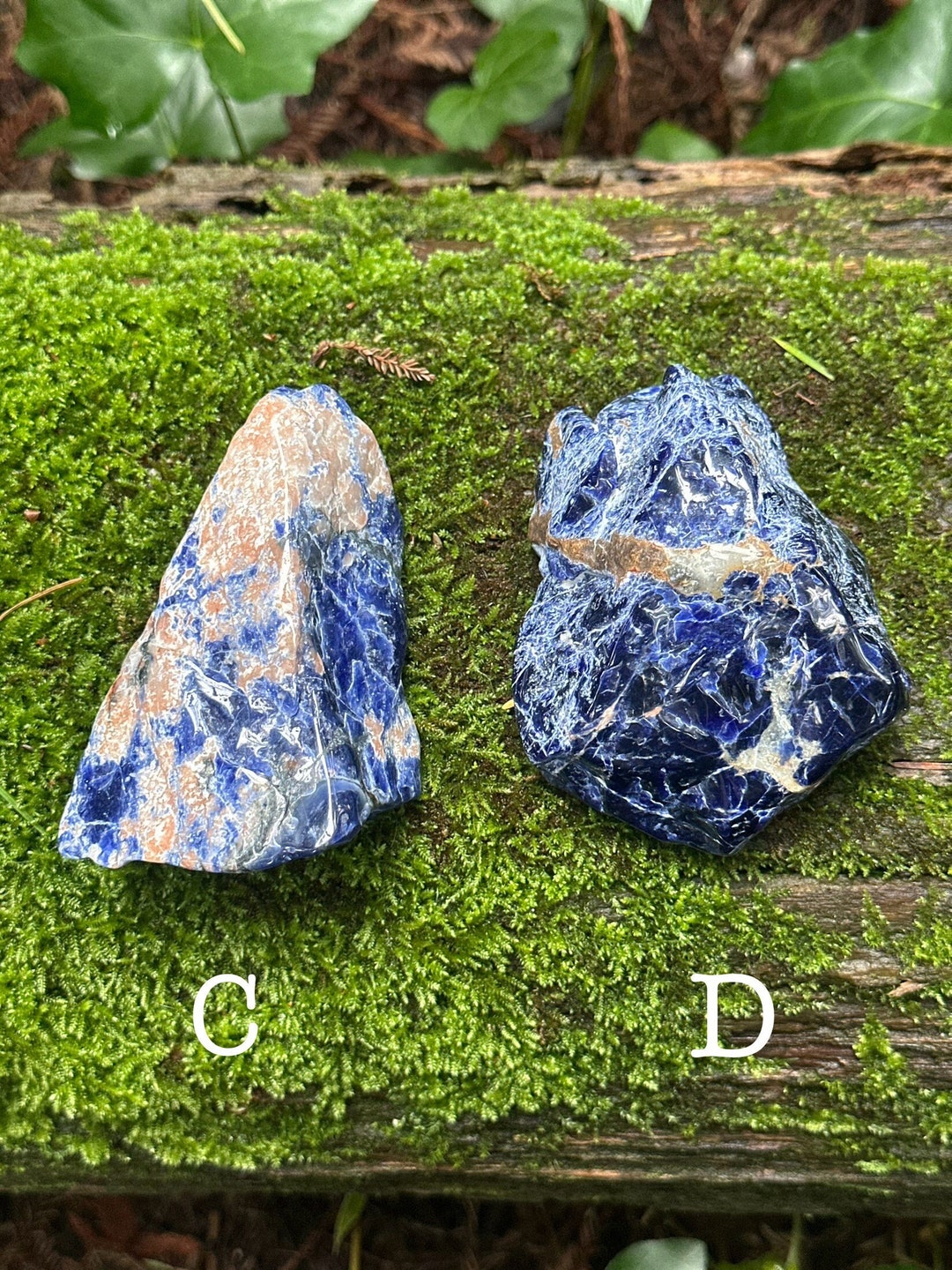 Raw Sodalite Polished Stone - Etsy