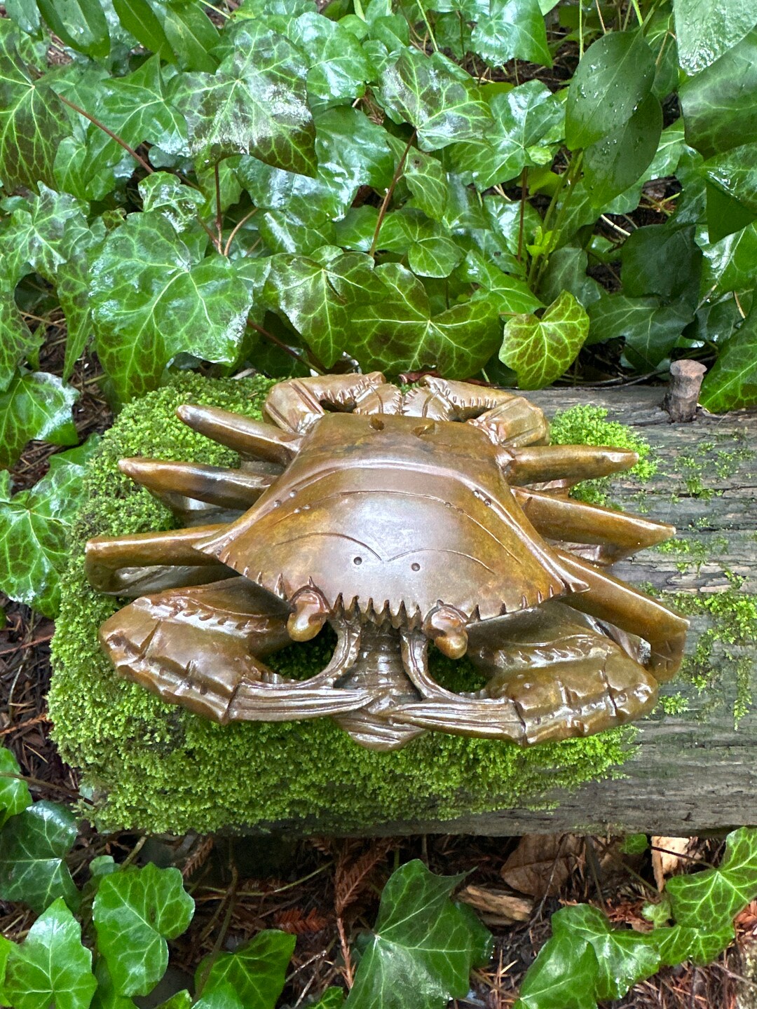 Jade Carving ~ Realistic Crab Sculpture - Etsy