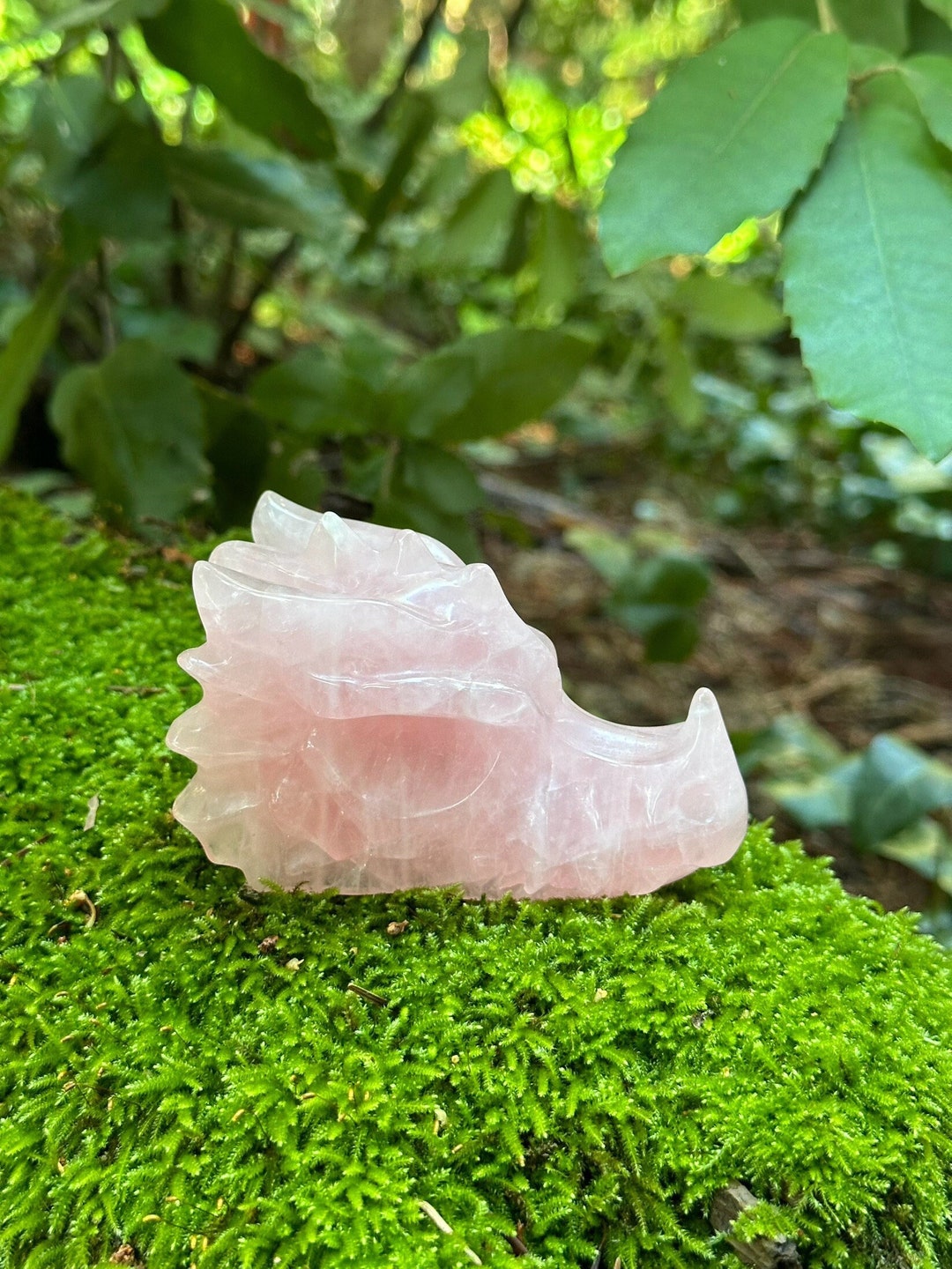 Rose Quartz Dragon - Etsy