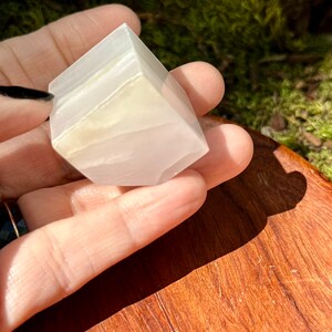 Pink Calcite Cube, Pyramid and Sphere. UV Reactive - Etsy