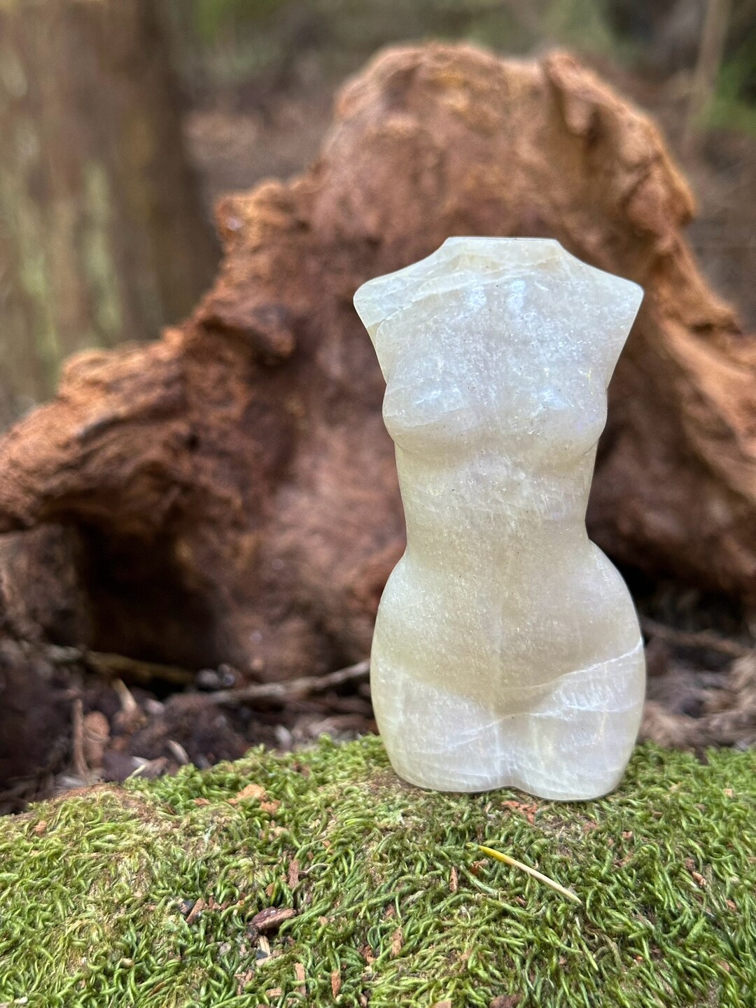 Blue Sheen Moonstone Goddess Body - Etsy