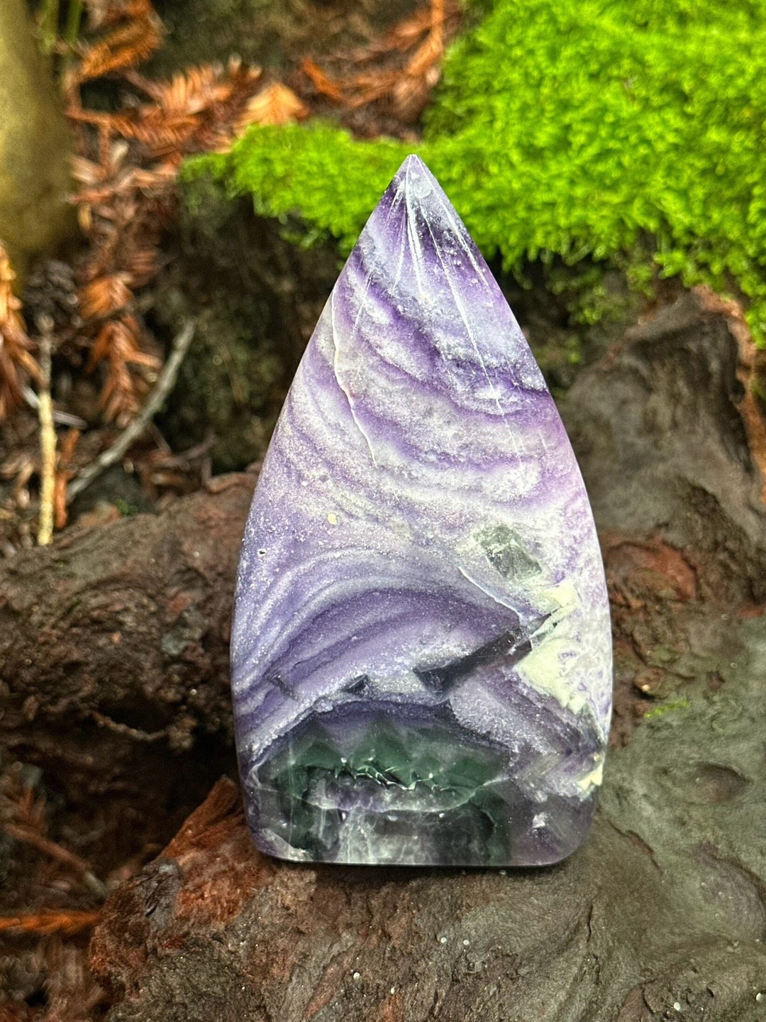 Fluorite Fire Flame Shape - Etsy