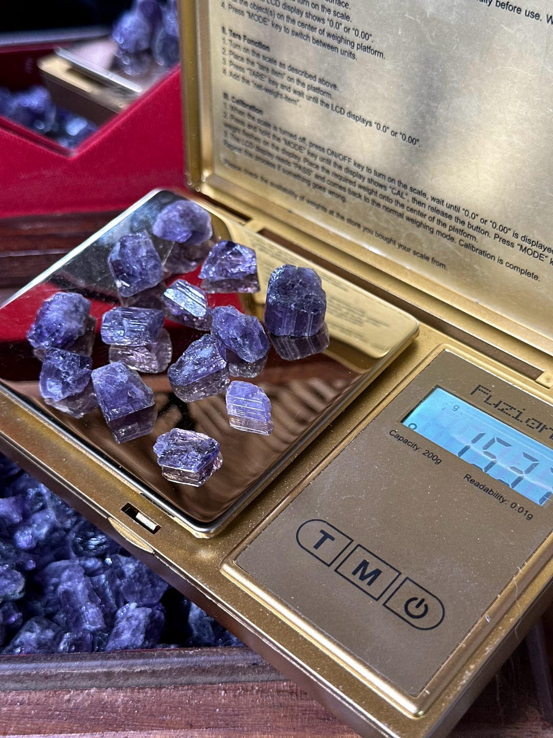 Top Quality Raw Scapolite Specimens - Deep Purple - Badakhshan Province ...