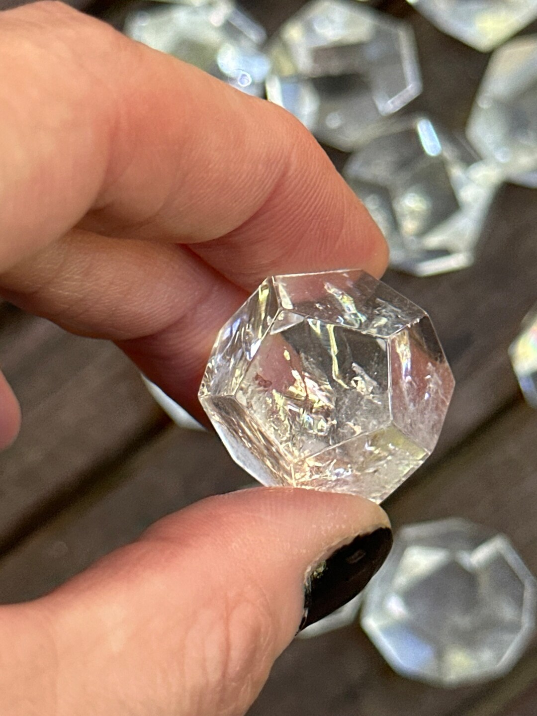 Clear Quartz Dodecahedron, Sacred Geometry Crystal, 20mm - Etsy