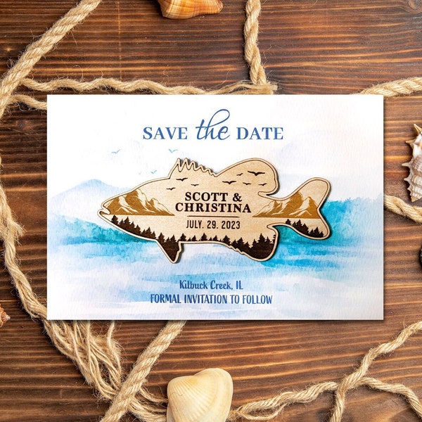 Fishing Wedding Invitation - Etsy