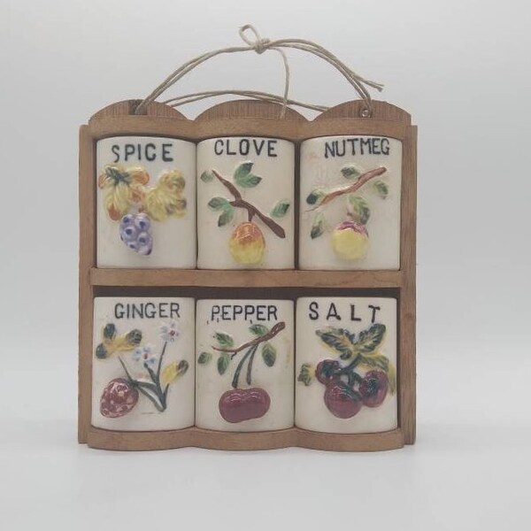 Ceramic Japanese Spice Rack - Etsy