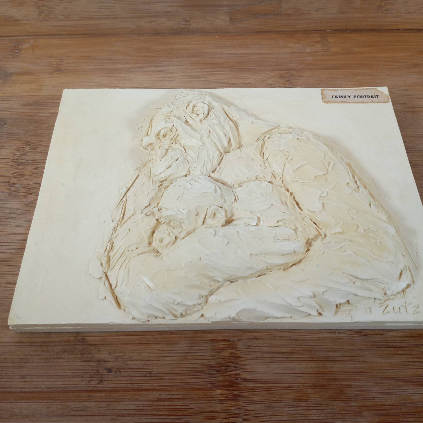 Rare Gorilla Mother and Child Joseph Zutz Relief Art Piece - Etsy