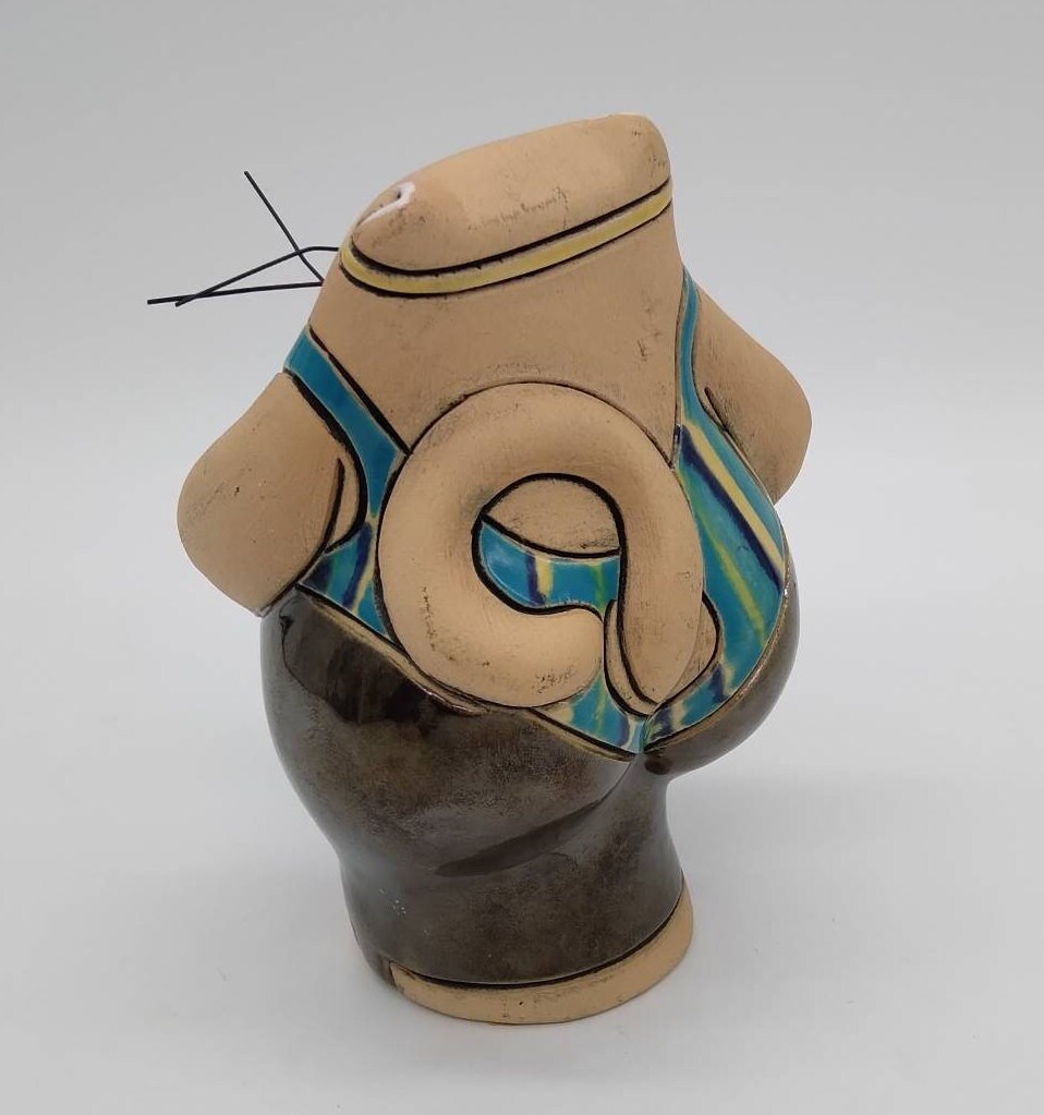 Artesania Rinconada Ceramic Career Cat Collection Aerobic Cat - Etsy