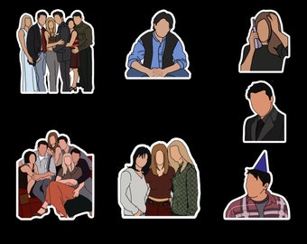 Rachel Friends Stickers - Etsy