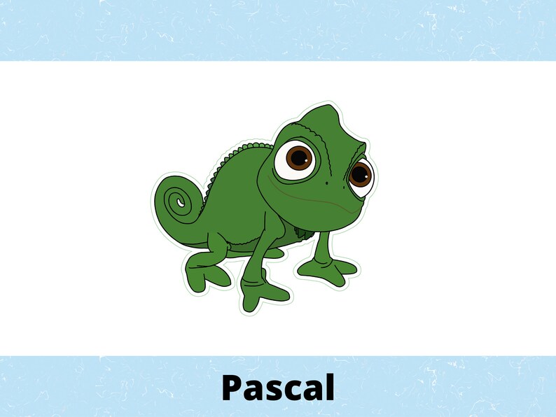 Tangled Stickers Rapunzel Pascal Maximus Gothel Flynn - Etsy