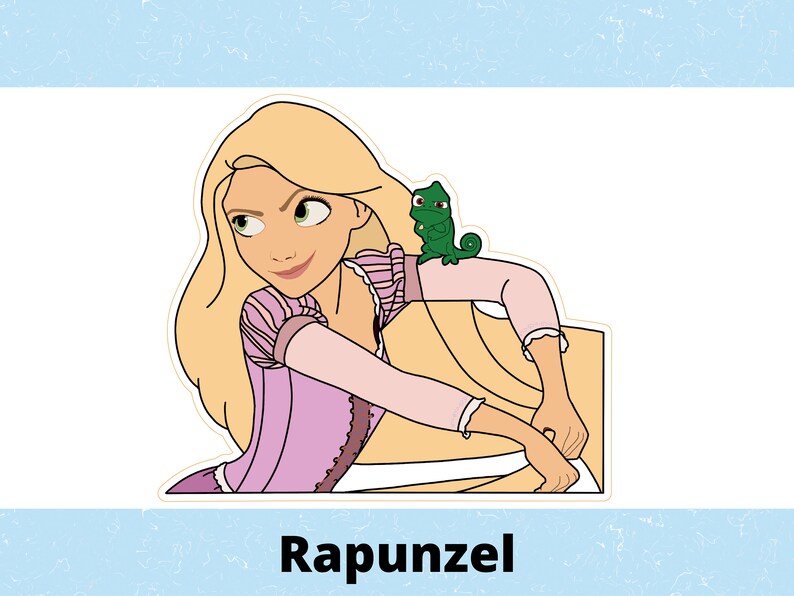 Tangled Stickers Rapunzel Pascal Maximus Gothel Flynn - Etsy