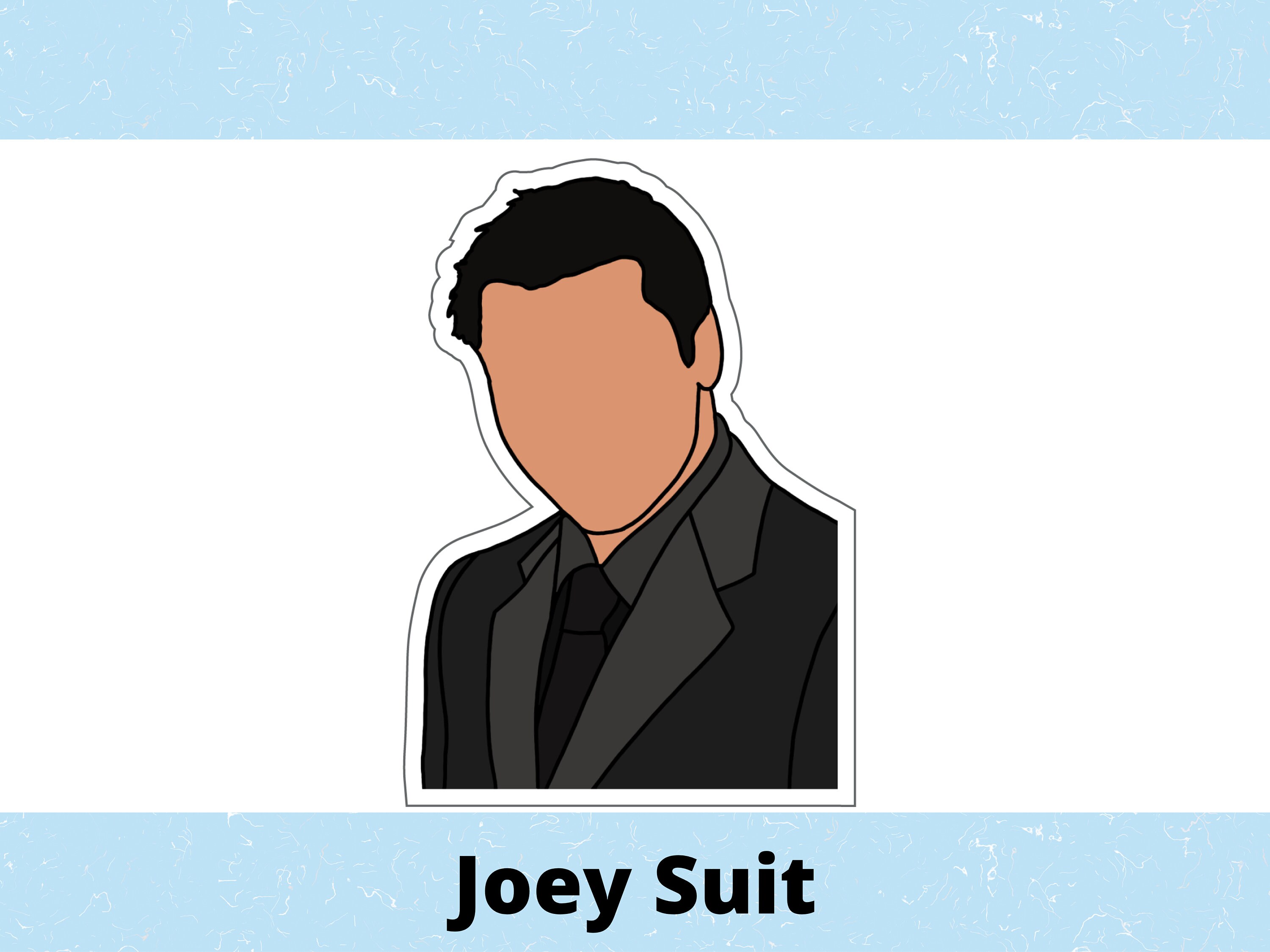 Friends Stickers Chandler, Rachel, Joe, Ross, Girlfriends - Etsy