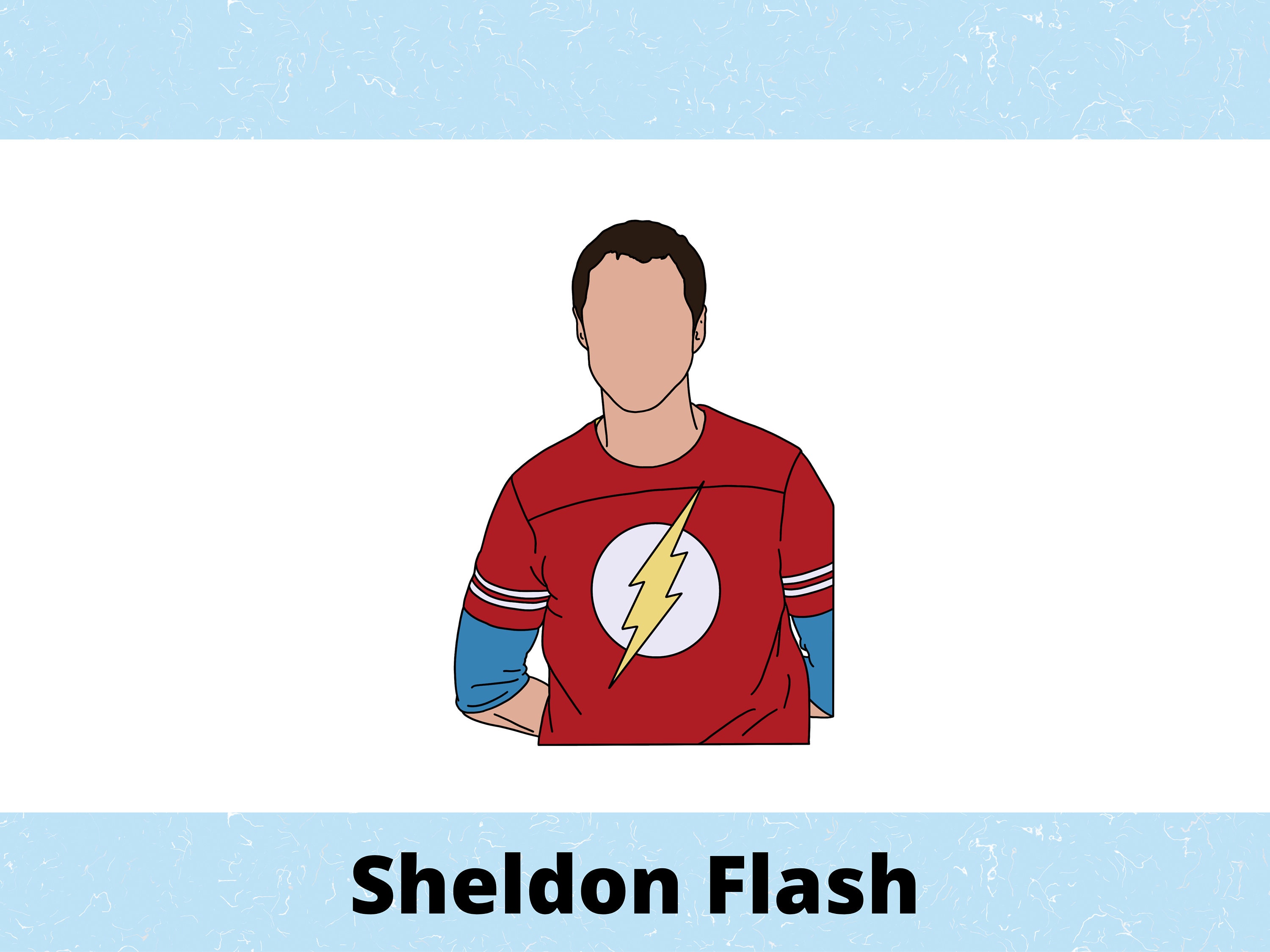 Big Bang Theory Sticker Bundle Sheldon, Leonard, Penny, Amy, Raj ...