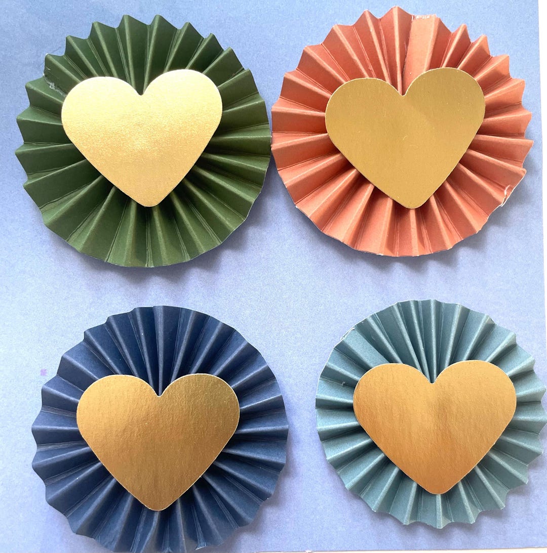 Fall Paper Rosettes | Clusters | Embellishment Pack | Scrapbooking ...