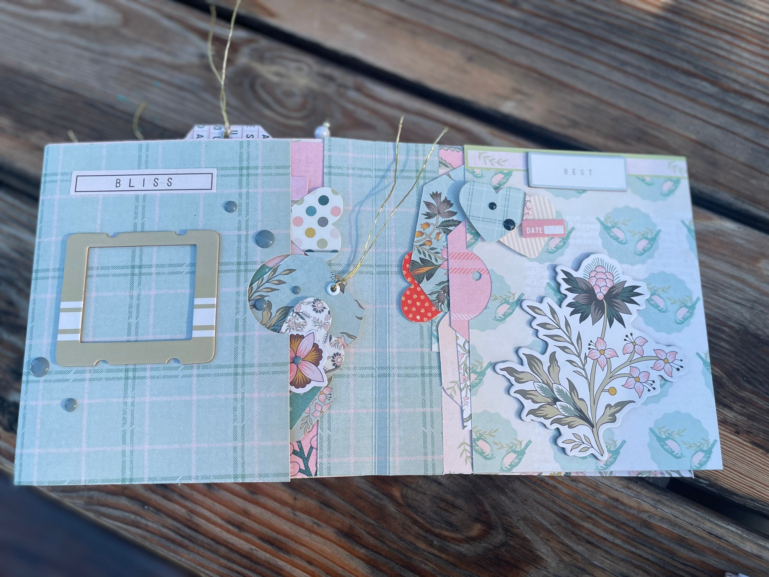 My Mind’s Eye Asparagus Collection Inspired Mini Album, Junk Journal ...