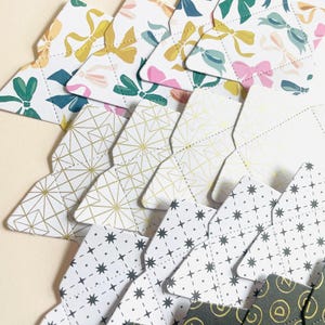 Mini Envelope Die Cuts | Envelopes | Stationary | Junk Journal | Mini ...