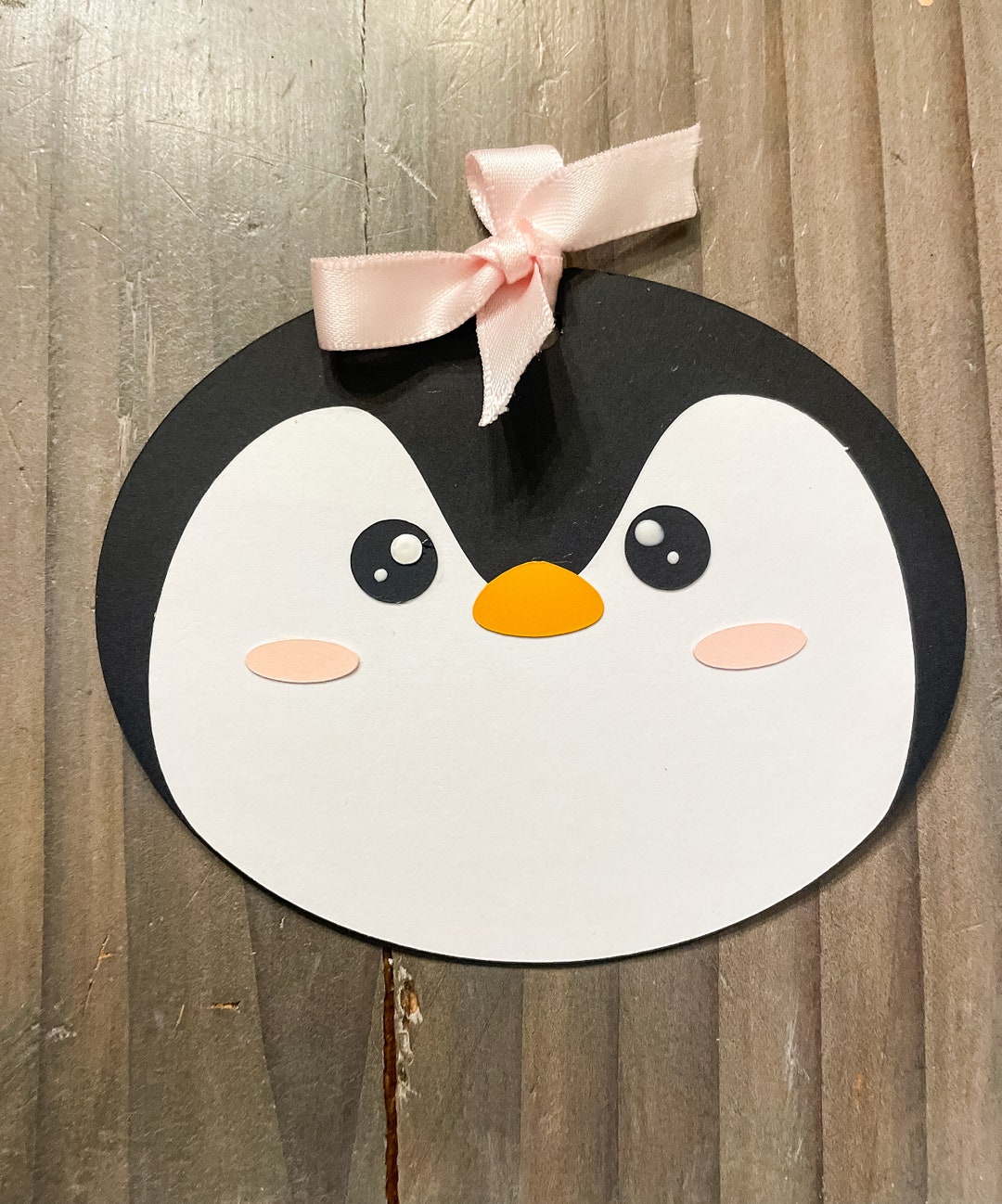 Penguin Gift Tags - Set of 5 - Etsy