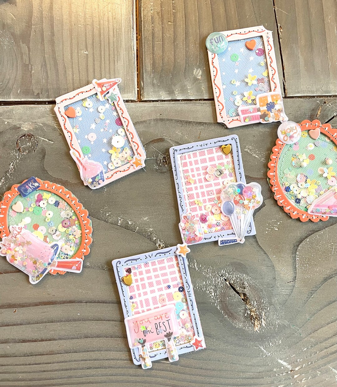 Embellished Shaker Frames - Etsy
