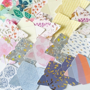 Mini Envelope Die Cuts | Envelopes | Stationary | Junk Journal | Mini ...