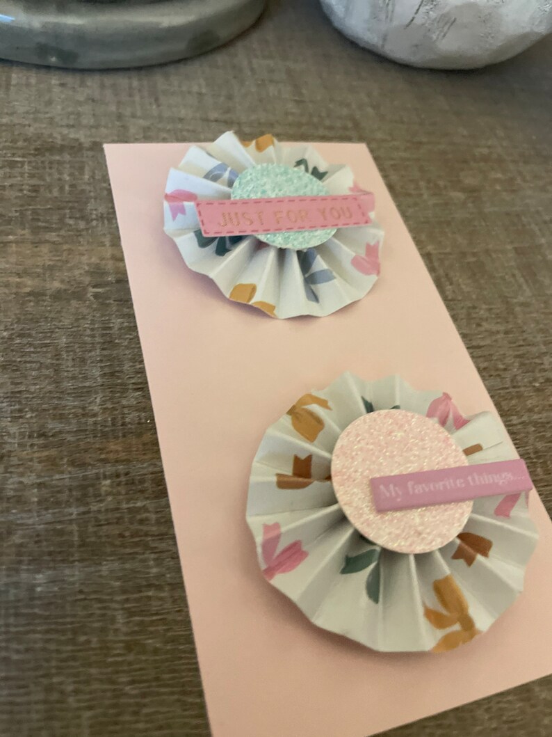 Mini Handmade Paper Rosettes Using Obed Marshall | Clusters ...