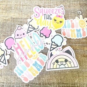 Squeeze the Day Sticker Pack | Fun Summer Sticker Set | Hello Summer ...