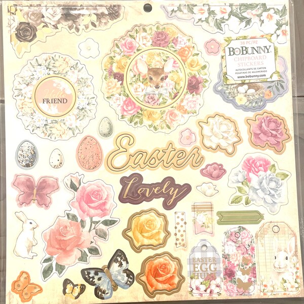 Chipboard Stickers - Etsy