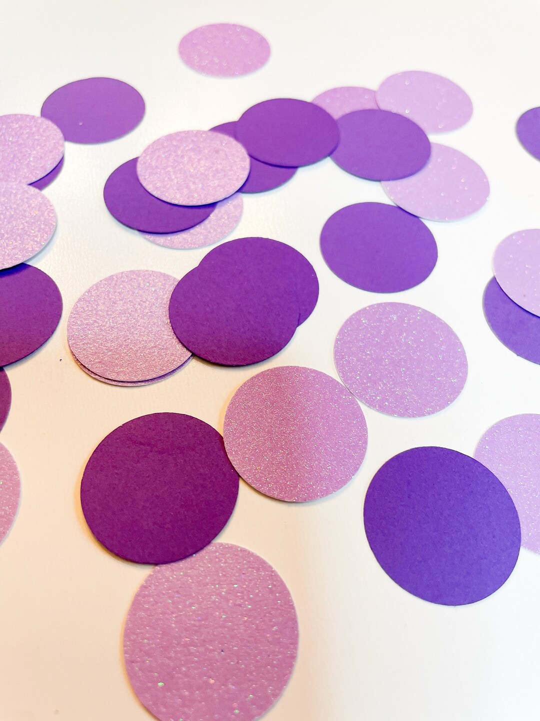 Purple Glitter Confetti | Birthday Party Decorations | Baby Shower - Etsy