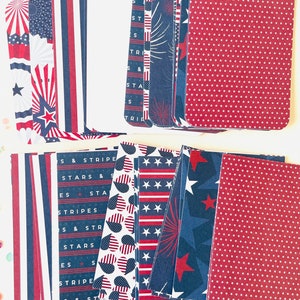 Patriotic Pocket Cards for Junk Journaling, Scrapbooking, Notes ...