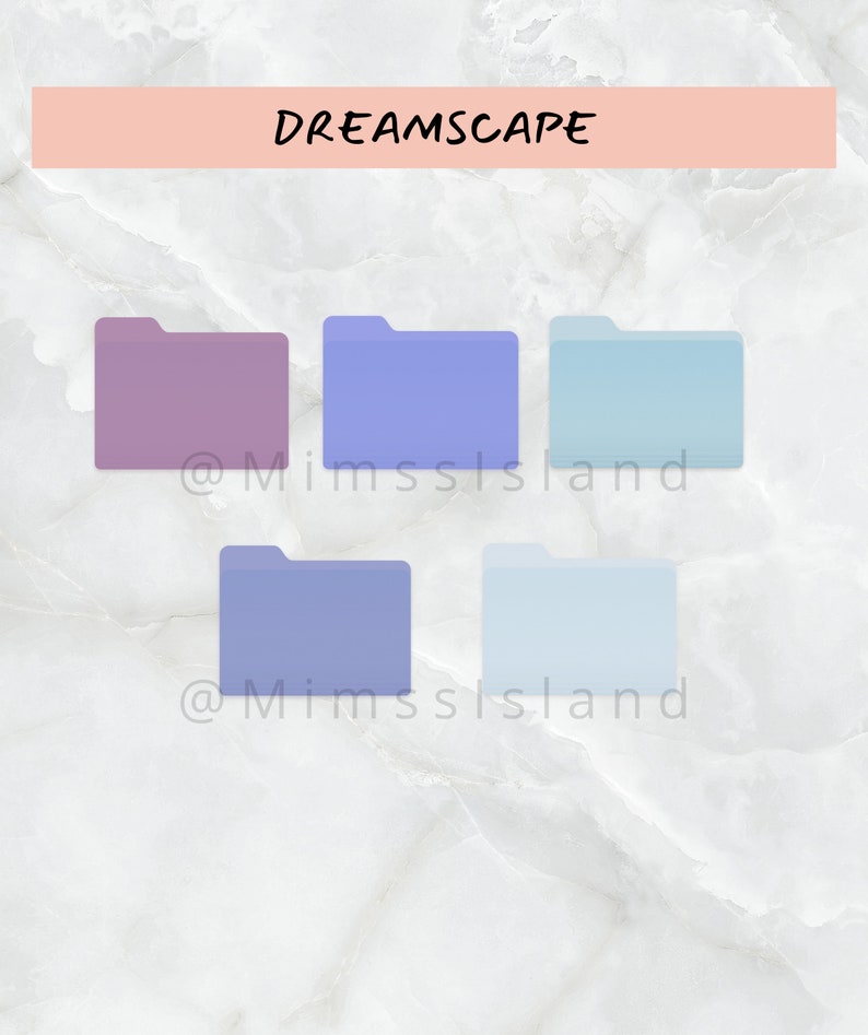 Mac Folder Icons | 3 Different Palettes, Color Schemes, Themes (INSTANT ...