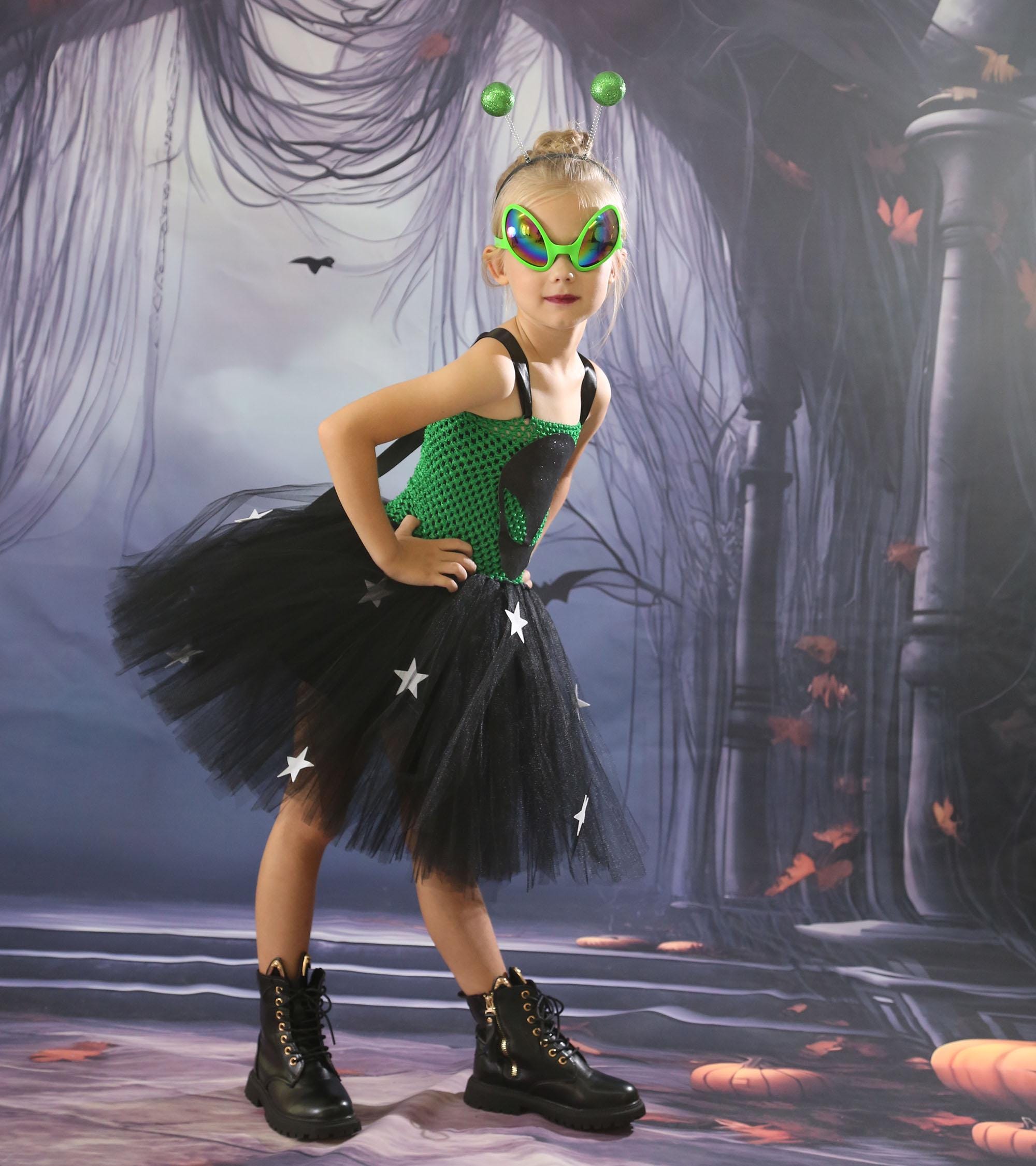 Alien Inspired Girls Costume Tutu Dress,kids Halloween Costume,cosplay ...
