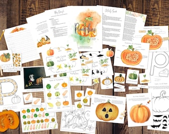 Pumpkin Life Cycle Kids Craft - Etsy