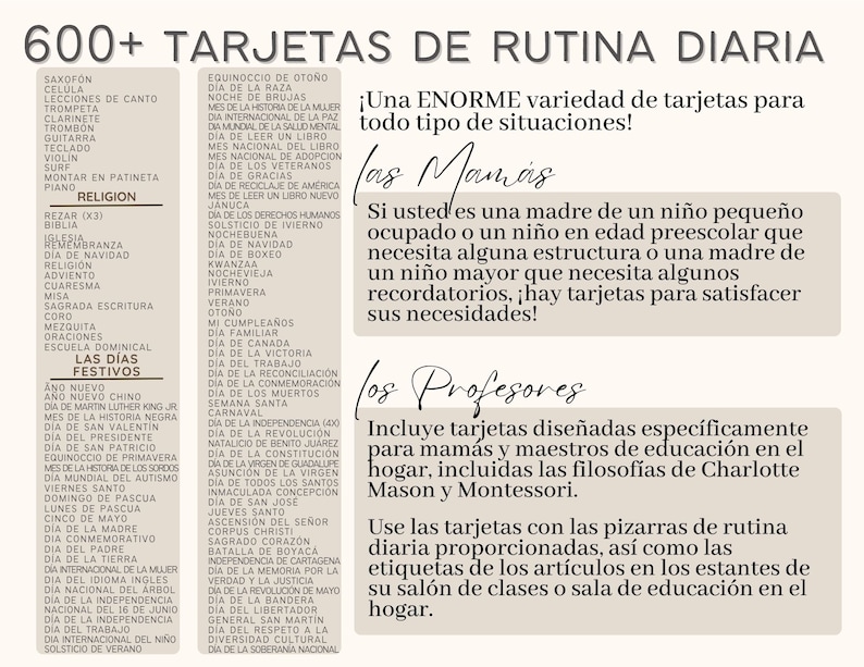 Tarjetas Editables De Rutina Diaria Para Niños | Horario Visual Diario ...