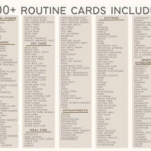 Editable Kids Daily Routine Cards | Daily Visual Schedule | Chore Chart ...