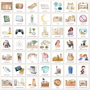 Editable Kids Daily Routine Cards | Daily Visual Schedule | Chore Chart ...