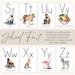 Alphabet With Pictures Flash Cards, Printable Phonetic Alphabet ...