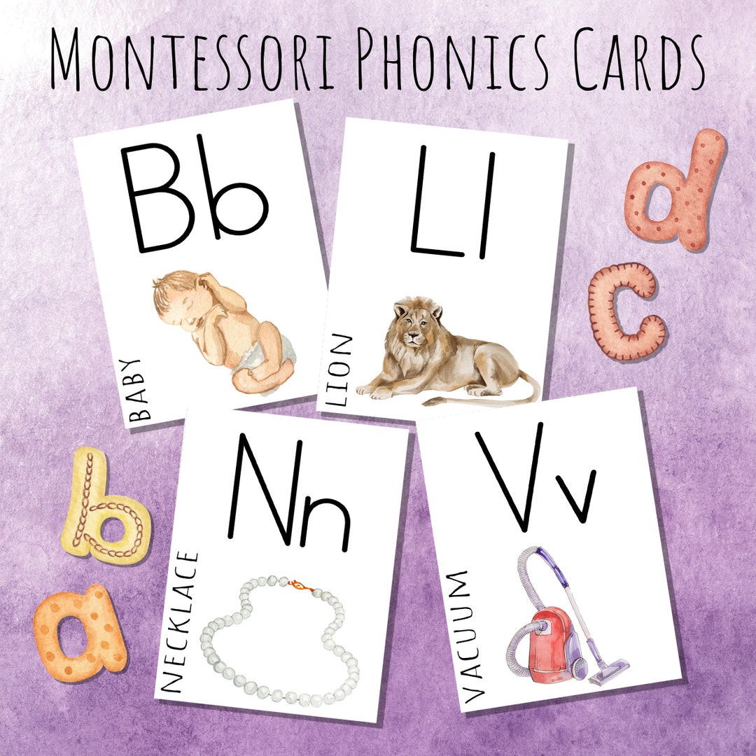 Montessori Phonics Song Alphabet Cards | Charlotte Mason and Waldorf ...