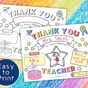 Teacher Appreciation Coloring Page, Teacher Appreciation Week Gift ...