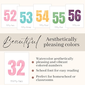 0-100 Number Flashcards | Montessori Cards Pdf | Printable Number Flash ...