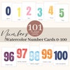 0-100 Number Flashcards | Montessori Cards Pdf | Printable Number Flash ...