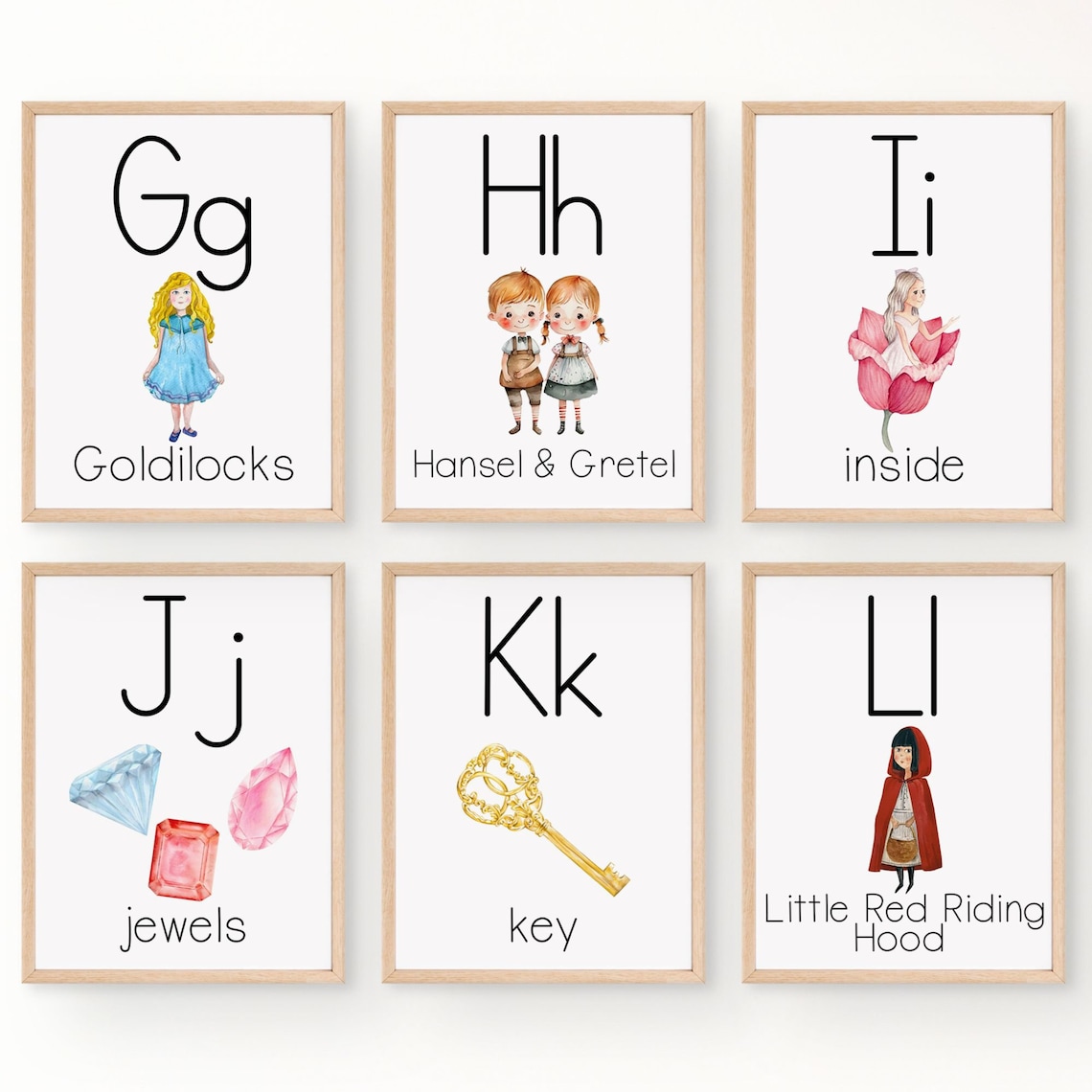 Fairy Tale Alphabet Posters | Large Fairy Tale Alphabet Cards for ...