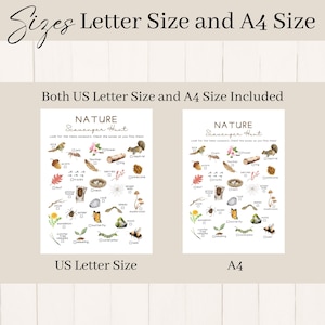 Nature Scavenger Hunt | Printable Outdoor Treasure Hunt for Kids ...