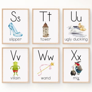 Fairy Tale Alphabet Posters | Large Fairy Tale Alphabet Cards for ...