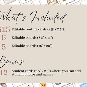 Editable Kids Daily Routine Cards for Classroom Schedule | Preschool ...